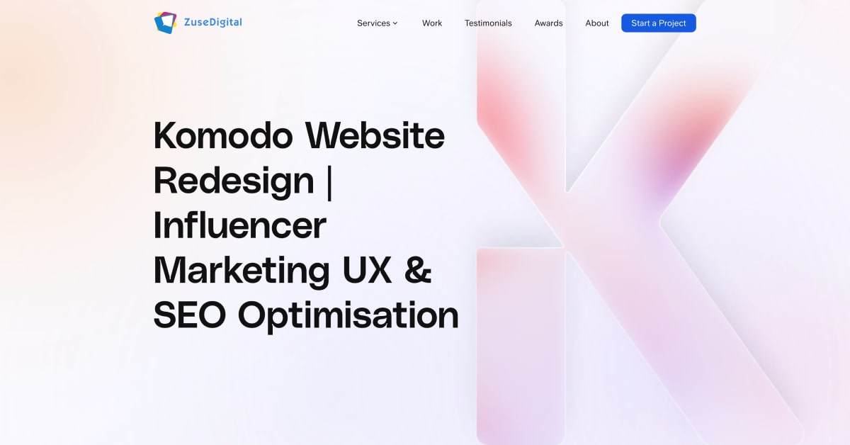 Komodo Website Redesign | Zuse Digital